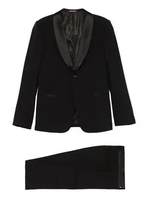 Emporio Armani Single-breasted Suit - Black