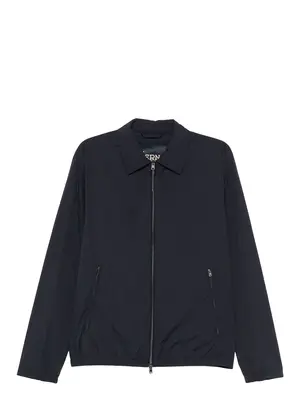 Herno Classic-collar Shirt Jacket - Blue