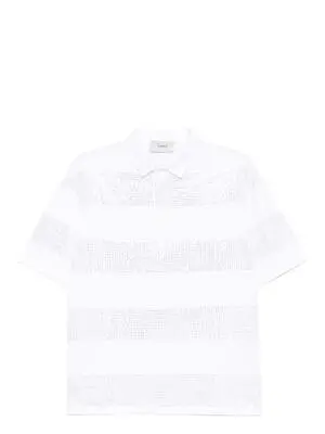 Coperni Crystal-embellished Polo Shirt - White