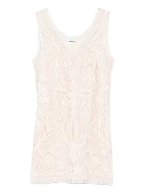 P.a.r.o.s.h Lace Mini Dress - Neutrals