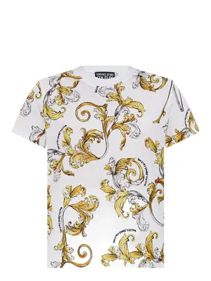 Versace Barocco Outline T-shirt - White