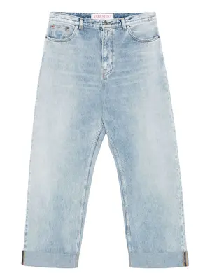 Valentino Garavani Wide-leg Jeans - Blue