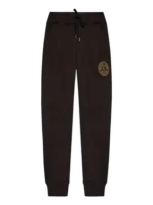 Versace V-emblem Track Pants - Black
