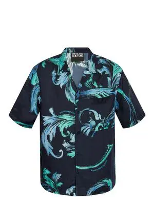 Versace Barocco-print Shirt - Blue