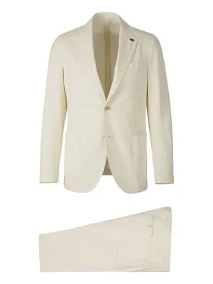 LARDINI Single-breasted Suit - Neutrals