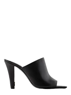 Saint Laurent Jill Leather Mules - Black
