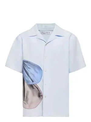 JW Anderson Balloon-print Shirt - Blue