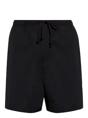 Y3 French Terry Cutline Shorts - Black