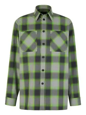 Givenchy Checkered Shirt - Grey