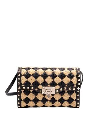 Valentino Garavani Rockstud Shoulder Bag - Black