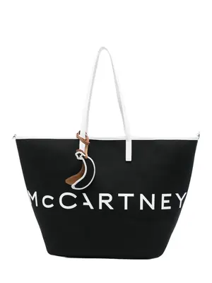 Stella McCartney Logo-print Tote Bag - Black