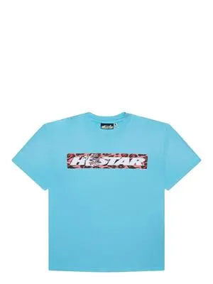 HELLSTAR Box Logo T-shirt - Blue