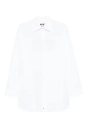MOSCHINO JEANS Logo-print Shirt - White