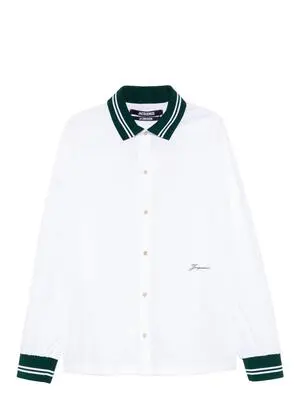 Jacquemus La Chemise Baseball Ml Shirt - White