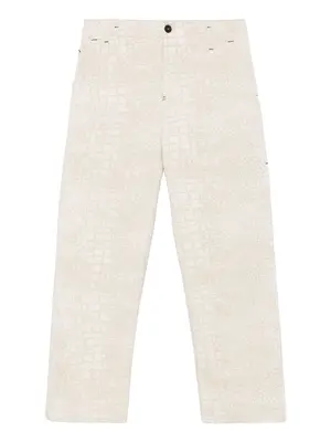 Jacquemus Fernando De-nîmes Trousers - Neutrals