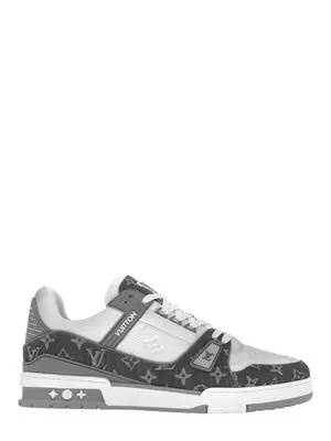 LOUIS VUITTON Trainer Monogram Denim - Grey/white