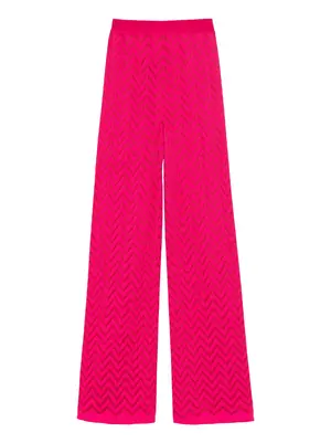 Missoni Zigzag-patterned Trousers - Pink