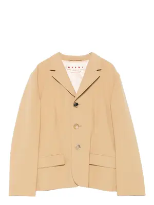Marni Single-breasted Blazer - Neutrals