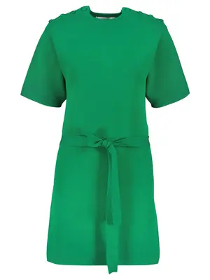 YVES SALOMON Knitted T-shirt Dress - Green