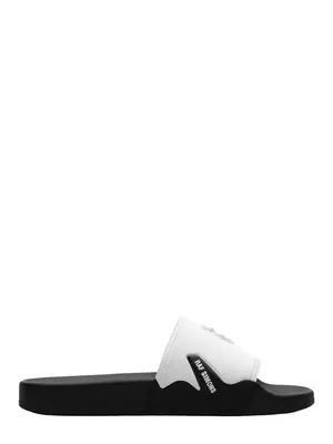 Raf Simons Astra Logo-Embellished Slides White