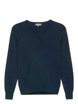N.peal Phoebe V-neck Jumper - Blue
