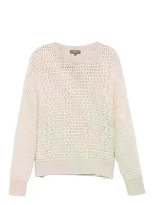 N.peal Mesh Knit Pullover - Neutrals
