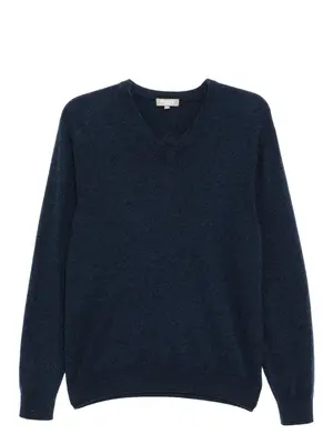 N.peal Burlington V-neck Jumper - Blue