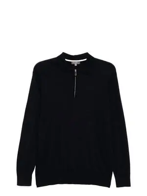 N.peal Long Sleeve Polo Shirt - Blue