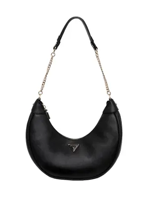 Guess Fedora Hobo Shoulder Bag - Black