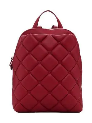 Desigual Desigual Faux Leather Backpack Maroon