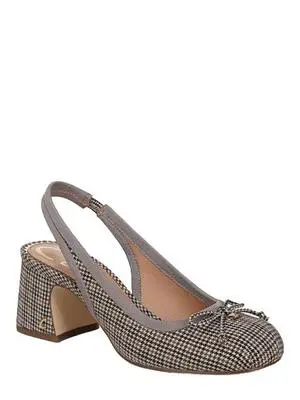 CIRCUS NY BY SAM EDELMAN Diane Slingback Pumps - Black Natural Multi