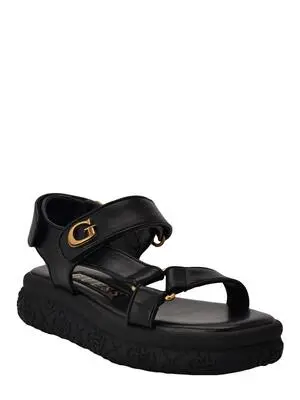 Guess GUESS Lanara Platform Sandals Black