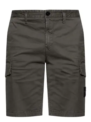 Stone Island Compass-badge Bermuda Shorts - Green