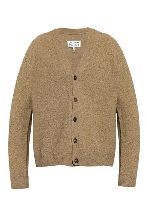 MAISON MARGIELA Vintage Effect Cardigan - Neutrals