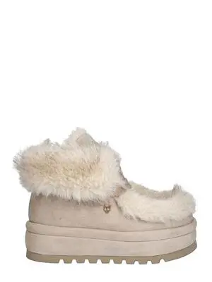 NAKED WOLFE Bambi Boots - Neutrals