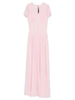 Remain Birger Christensen V-neck Maxi Dress - 1011 Fairy Tale