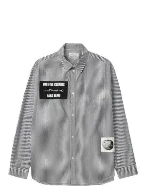 UNDERCOVERISM Striped Shirt - Black