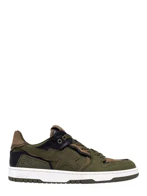 A BATHING APE Sk8 Sta #6 Sneakers - Green