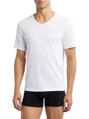 BOSS 3-pack Classic V-neck T-shirts - White