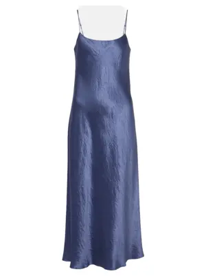 Vince Satin Slip Dress - Blue