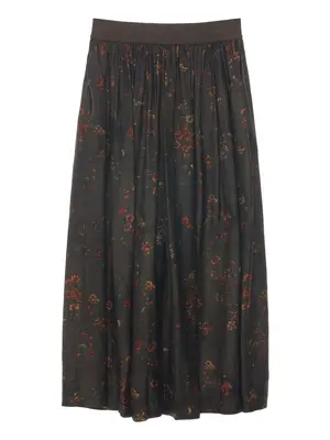 UMA WANG Gillian Maxi Skirt - Brown