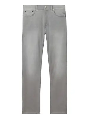 REISS Picton Slim-fit Stretch-denim Jeans - Light Washed Grey