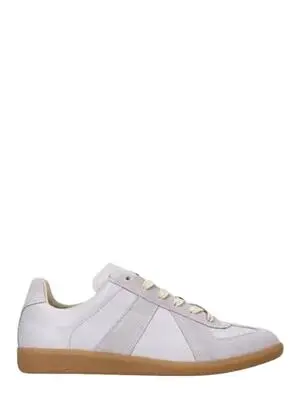 MAISON MARGIELA Maison Margiela Replica Leather Trainers Viola