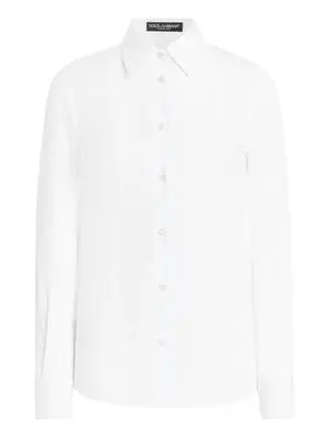 Dolce & Gabbana Stretch Poplin Shirt - White