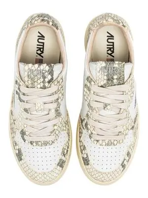 AUTRY Medalist Low Top Sneakers - White/diamond