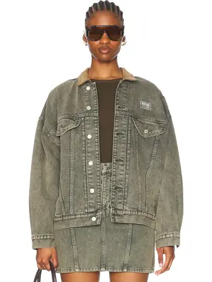 Moschino Denim Jacket - Multi Grey