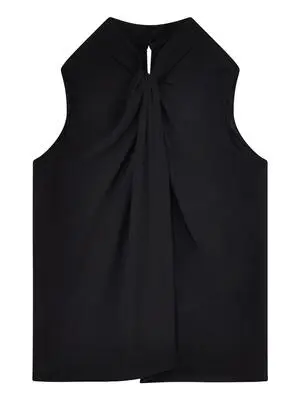Giorgio Armani GIORGIO ARMANI Blouse In Washed Silk Double Georgette Black
