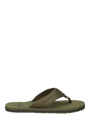 Tommy Hilfiger Logo-print Flip-flops - Green