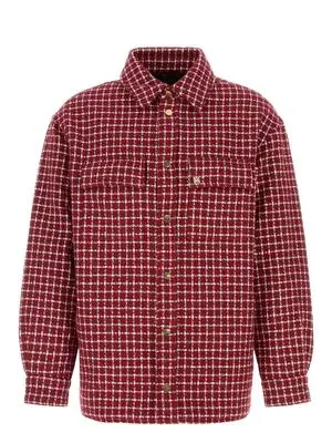 Amiri Bouclé Shirt Jacket - Red