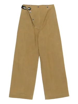 Nanushka Straight-leg Trousers - Brown